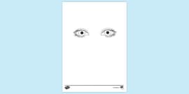 Eye Small Pupil Colouring | Colouring Sheets