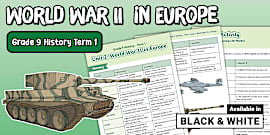 World War II Grade 9 History Notes Term 1 – Senior Phase