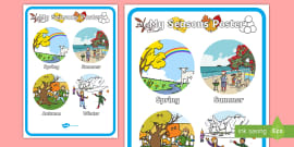 Four Seasons Display Posters (teacher made)