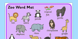 Pets Word Mat - Children's Teaching Resource (teacher made)