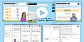 Multiplying Mixed Numbers Worksheet | Fractions | Beyond