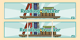 Reading Tracker (teacher made) - Twinkl