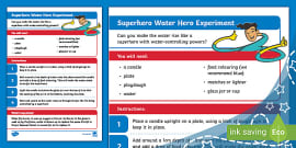 Superheroes Science Experiments Resource Pack (teacher made)