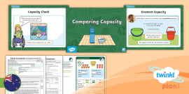 Level 1 Volume & Capacity:Compare the Volume of 2 Containers