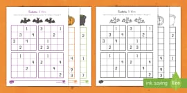 Sudoku 4 x 4 Worksheet - Sudoku for Kids (teacher made)