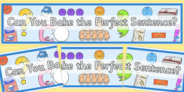 FREE! - The Perfect Sentence Display Poster (teacher made)