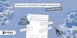 States of Matter Comparison Mind Map Pack
