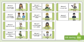 Who Board Game (teacher made)