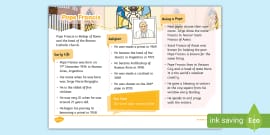 KS2 Saint Francis of Assisi Fact File (teacher made)