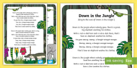 Jungle Animal Sounds Phase 1 Phonics PowerPoint