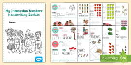 Numbers Posters Indonesian Flag (teacher made) - Twinkl