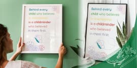 Childminders Word Definition Inspirational Posters Pack