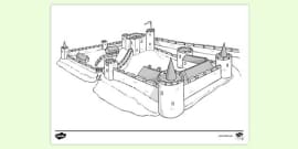 FREE! - Edinburgh Castle Colouring Sheet | Colouring Sheet