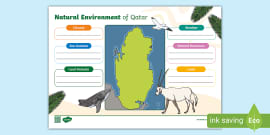 Natural Resources of Qatar Worksheet (Teacher-Made) - Twinkl