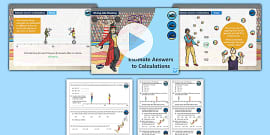 Estimating Answers to Calculations Year 3 Worksheet