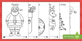Christmas Colouring Pages Pack - Primary Resource - Twinkl