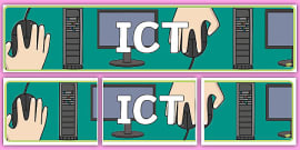 👉 ICT Area Display Word Posters (teacher made)