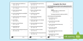 Verbal Reasoning - Compound Words - L3 - Twinkl