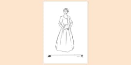 FREE! - Jane Austen Colouring Sheet | Colouring Sheets | Twinkl