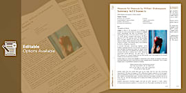 Measure for Measure: Act I Scenes i & ii - Summary