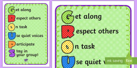 Class Rules Poster (teacher made)