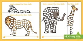 Cutting Skills Worksheets | Fine Motor Skills | Twinkl