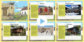 FREE! - Types of Houses and Homes PowerPoint (teacher made)