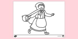 Little Red Riding Hood Colouring Sheets (teacher made)
