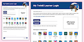 FREE! - Learner Login Visual Instruction Guide - Twinkl