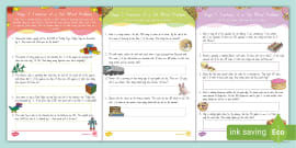 Year 5 Fraction Word Problems Differentiated Worksheets