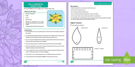 KS2 Father's Day Coffee Sleeve Sewing Activity - Twinkl