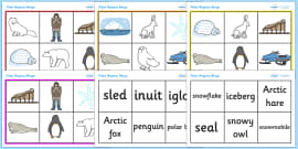 FREE! - Polar Playdough Mats - Polar Playdough Mats, Polar Regions, polar