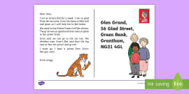 Initial gl Word Story Cards (teacher made)
