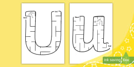 Alphabet Maze Ff