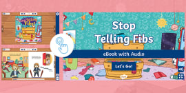 Stop Telling Fibs! Word Mat (Teacher-Made) - Twinkl