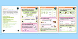 👉 Shorter or Taller Worksheets - KS1 Maths (teacher made)