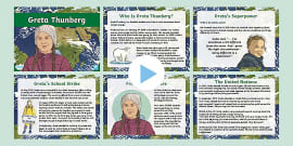 Greta Thunberg Fact File (teacher made) - Twinkl