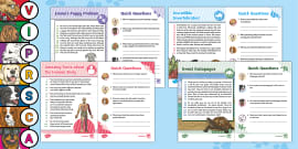 LKS2 60-Second Reads: Adventure Stories Activity Pack