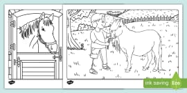 FREE! - Mindfulness Horse Colouring Sheet | Colouring Sheets