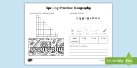 Where Am I? Worksheet