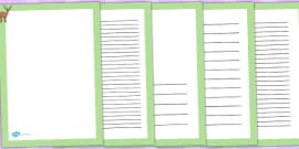 FREE! - Park Full Page Borders (Portrait) (teacher made)