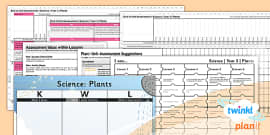Year 3 Science Living and Non-Living Things Assessment Pack