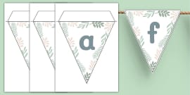 Botanical-Themed Editable Banner - Classroom Display