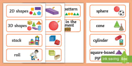 👉 Kindergarten Maths Word Cards (Teacher-Made) - Twinkl