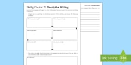 Skellig Chapter 24 What Is Skellig? Worksheet - Twinkl