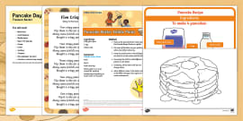 EYFS Pancake Day Resource Pack (Ages 3-5) (teacher made)