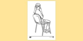 FREE! - Cleft Chin Girl Colouring | Colouring Sheet - Twinkl