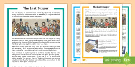 KS2 The Last Supper Word Search (teacher made)