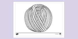 FREE! - String Telephone Colouring | Colouring Sheets