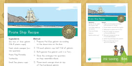 Edible Ocean Dessert Recipe (teacher made) - Twinkl